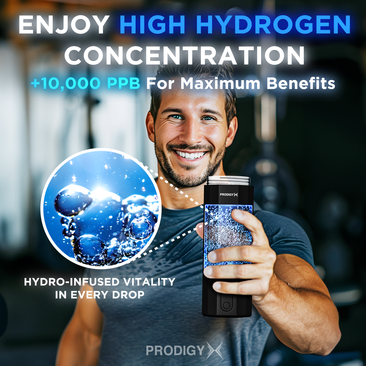 Prodigy X™ Hydrogen Water Bottle